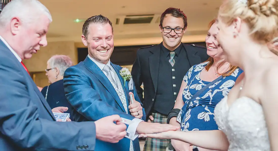 Robbie Danson - Wedding Magician in Cheshire & North West